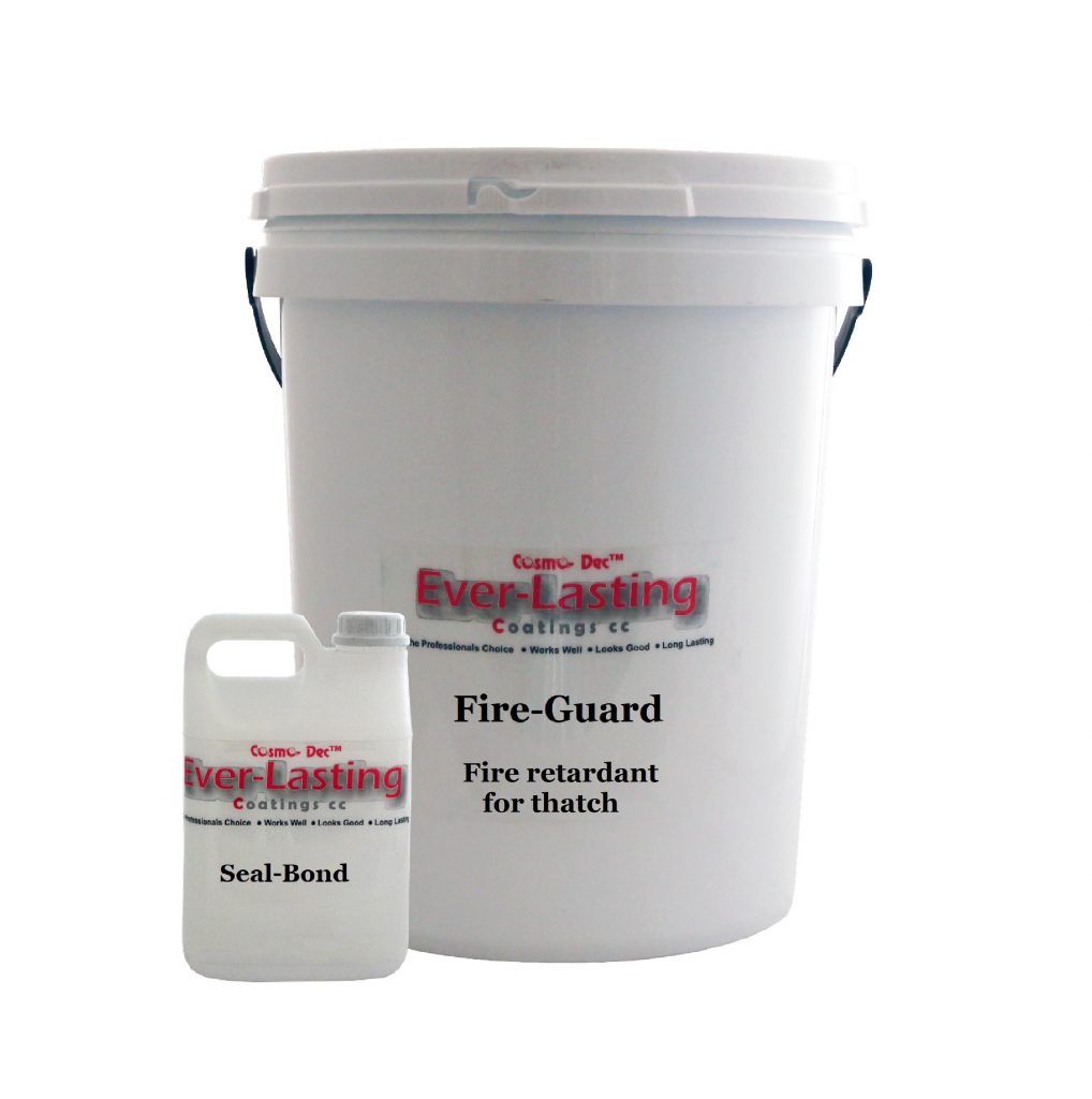 Fire-Guard, superior thatch and timber flame retardant. | Cosmo - Dec